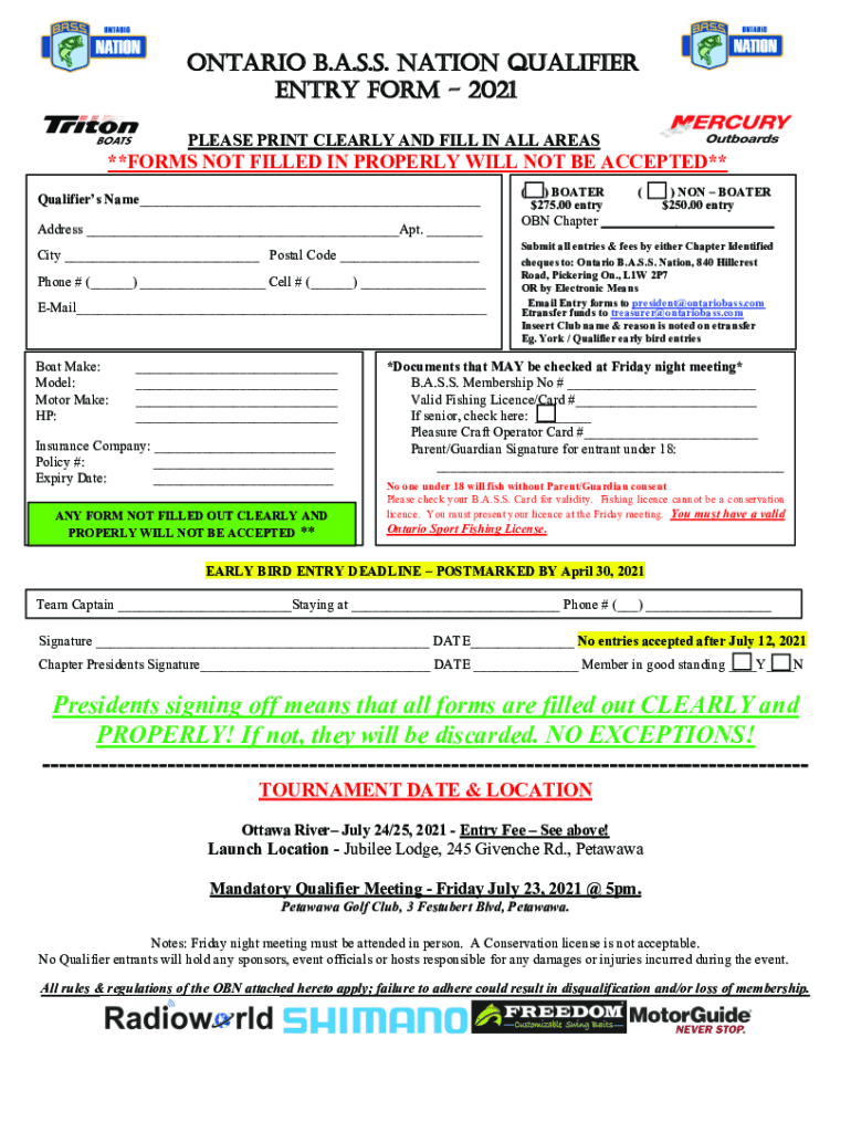 Fillable Online PLEASE PRINT CLEARLY AND FILL IN ALL AREAS **FORMS NOT ...