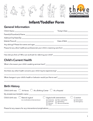 Fillable Online infant-toddler-form-FILLABLE Fax Email Print - pdfFiller