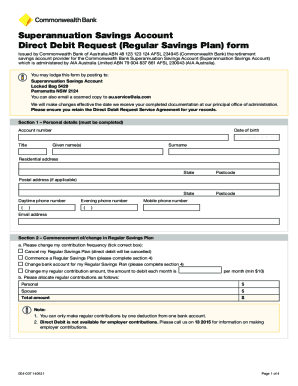 Fillable Online 91 direct debit form template page 5 - Free to Edit ...