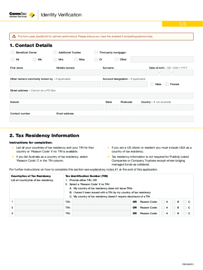 Fillable Online Suburb State Postcode CountryIf not Australia Fax Email Print - pdfFiller