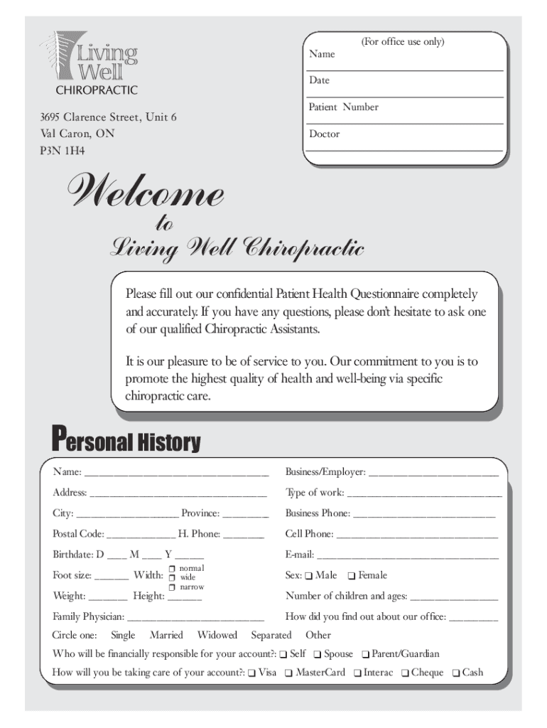 Fillable Online Adult Health History Form - doc.vortala.com Fax Email Print - pdfFiller