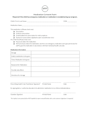 Fillable Online Informed Consent for Medications F-24277 Series ... Fax ...