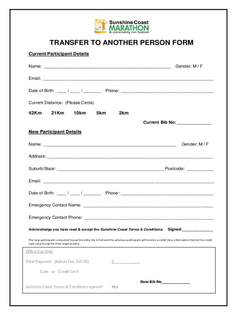 Fillable Online Transsexual Sex Reassignment Surgery (male to female ...