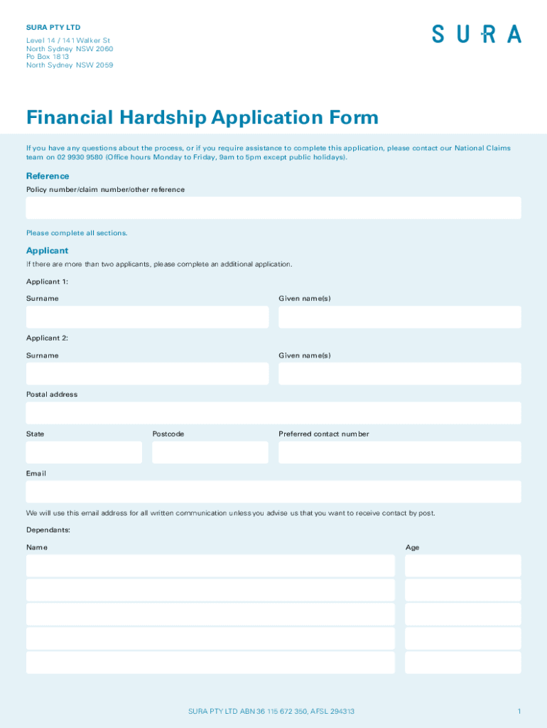 Fillable Online SURA HOSPITALITY PTY LTD LIABILITY LEVEL / WALKER ST ...