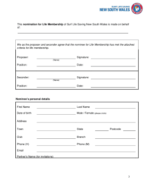 Fillable Online SLSNSW CLub Constitution template Fax Email Print ...