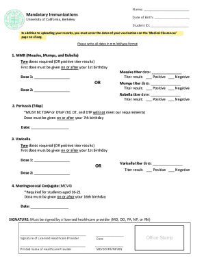 Fillable Online uhs berkeley TB MEDICAL CLEARANCE FORM - draft (5).pdf ...