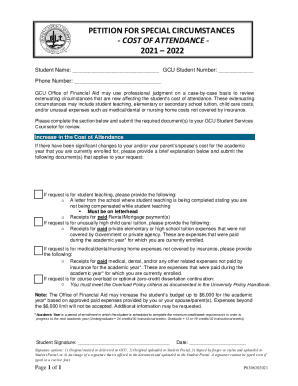 Fillable Online Fillable Online Student Name: GCU Student Number: Fax ...