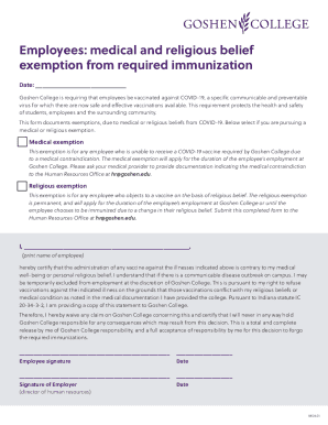 Fillable Online Employers' Guide to the Religious Exemption for the ...