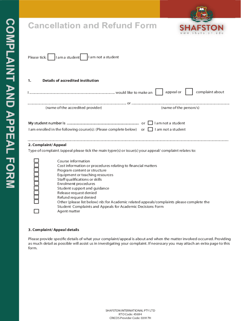 Fillable Online Feedback form Complaints and feedback at PCC Fax Email ...