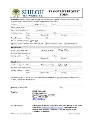 Fillable Online Get and Sign Saint Paul College Va Transcript Request Form Fax Email Print ...