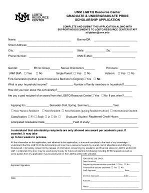 Fillable Online lgbtqrc unm UNM Scholarships :: American Indian Student ...
