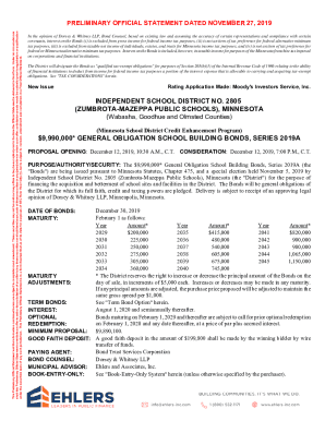 Fillable Online PRELIMINARY OFFICIAL STATEMENT DATED JUNE 16, 2021 be ...