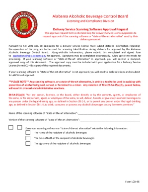 Fillable Online Delivery Service Scanning Approval Request Form Fax Email Print - pdfFiller