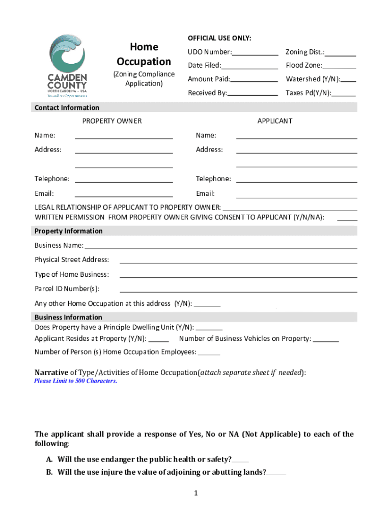 Fillable Online Land Use / OFFICIAL USE ONLY: Special Use Permit ...