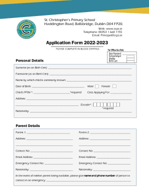 Fillable Online APPLICATION/ENROLMENT FORM Fax Email Print - pdfFiller