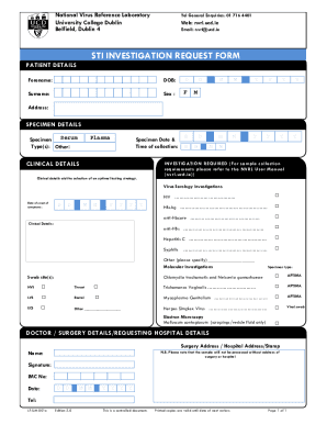 Nvrl Sti Form - Fill Online, Printable, Fillable, Blank | pdfFiller