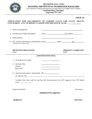 Fillable Online nitnagaland ac National Institute of Technology, NIT ...