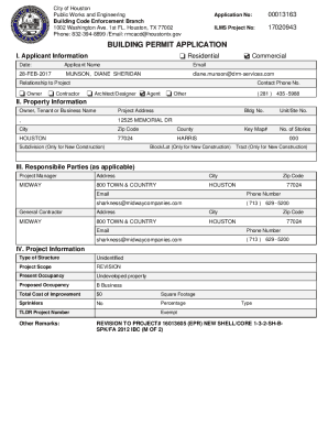 Fillable Online City of Houston Public Works and Engineering ...