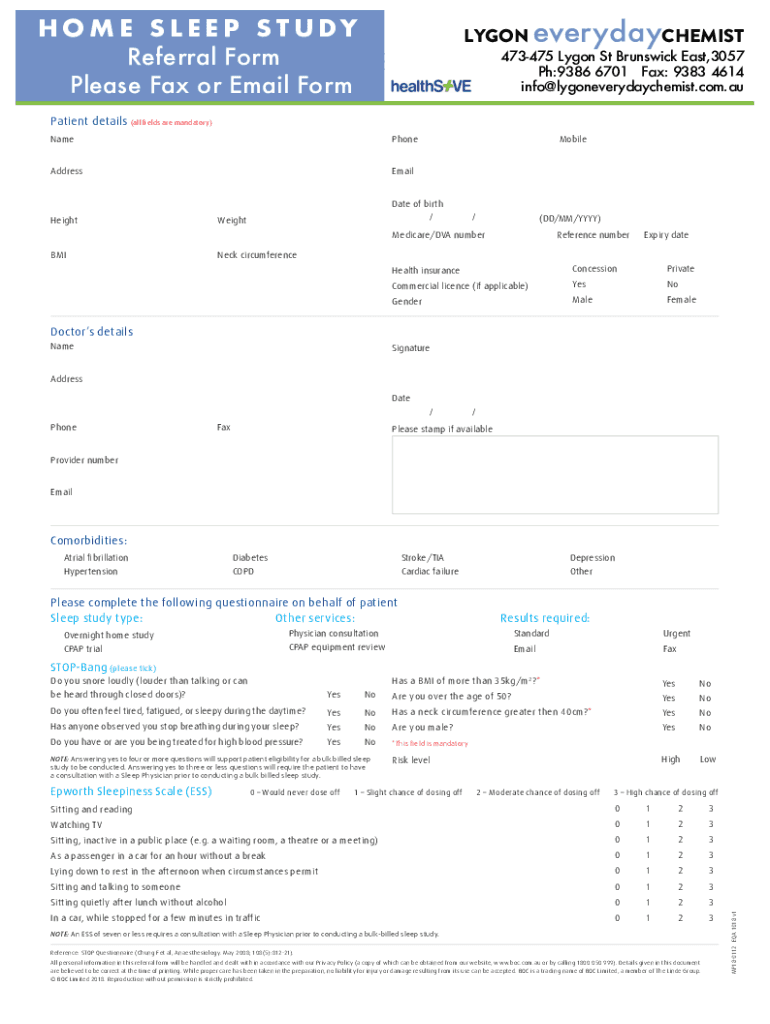 Fillable Online HSS Referral Form final Fax Email Print - pdfFiller