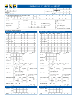 Fillable Online Personal Loan eng Form Fax Email Print - pdfFiller