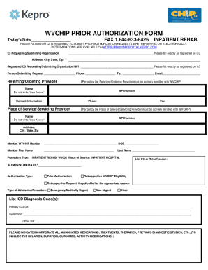 Fillable Online Fill and Print Inpatient Prior Authorization Fax Form ...