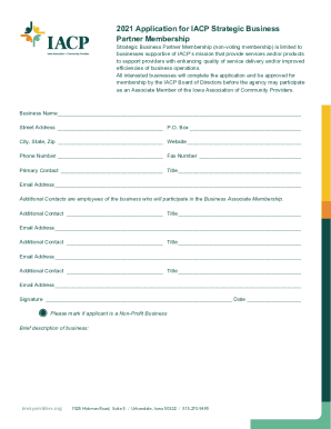 Fillable Online 2021 IACP Organization Membership Form - MemberClicks ...