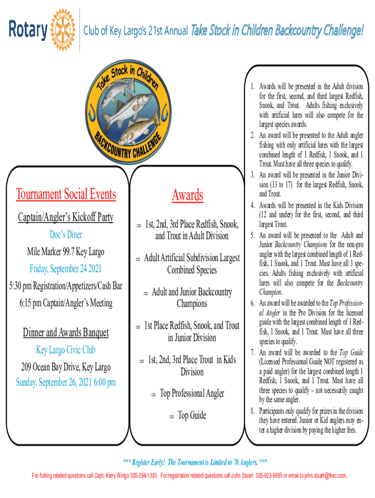 Fillable Online Fillable Online TSIC BCC Rules and Registration Vers 5 ...