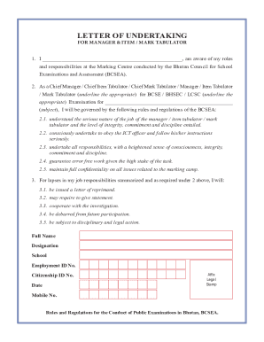 Fillable Online www.aplustopper.comundertaking-letterUndertaking ...
