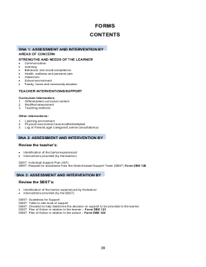 Fillable Online SUPPORT NEEDS ASSESSMENT FORM (SNA) Fax Email Print ...