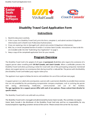 Fillable Online easterseals ab Tsa Notification Card - Fill Out and ...