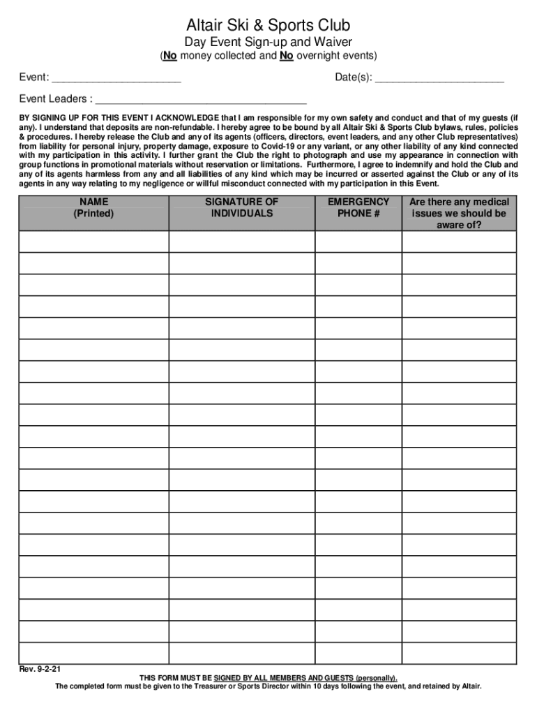 Fillable Online 26 Sport Sign Up Sheet - Free to Edit, Download & Print ...