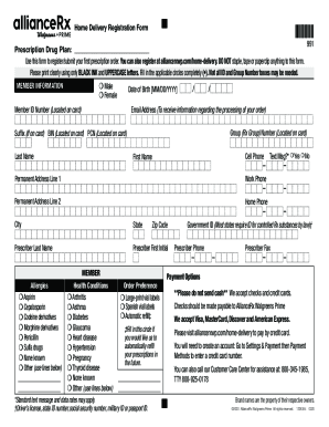 Fillable Online Home Delivery Registration Form - Contra Costa County ...
