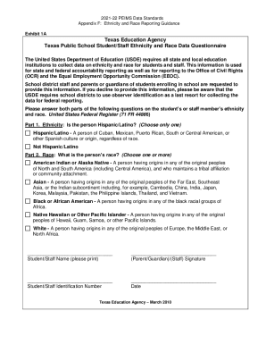 Fillable Online Fillable Online PEIMS Data Standards Appendix F: Fax ...