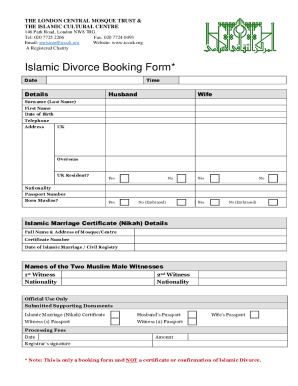 Muslim Divorce Papers Pdf Download - Fill Online, Printable, Fillable ...