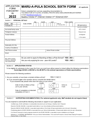 Fillable Online MaP AS A2 APPLICATION FORM 2021.docx Fax Email Print ...