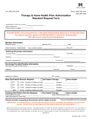 Fillable Online Prior Authorization DME Request Form - .Req. Phone: 602 ...