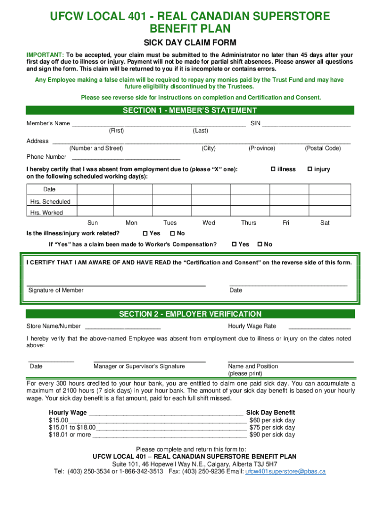 Fillable Online ufcw dental claim form Fax Email Print - pdfFiller