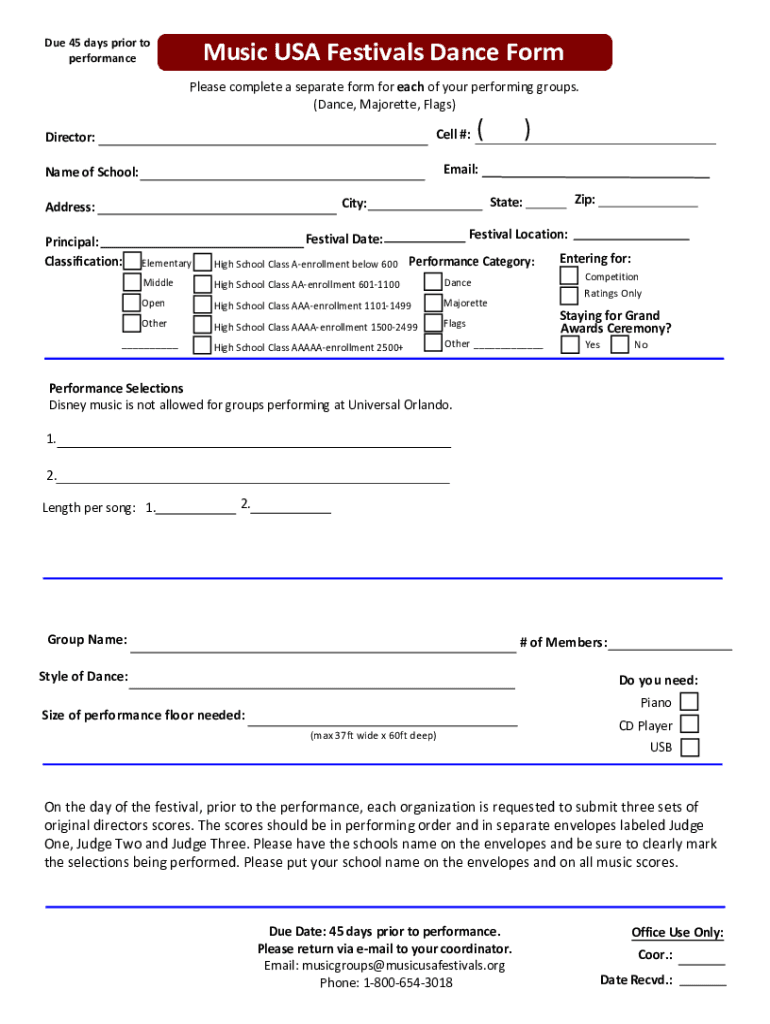 Fillable Online Majorettes Palladio Dance - trailer solo form - YouTube ...