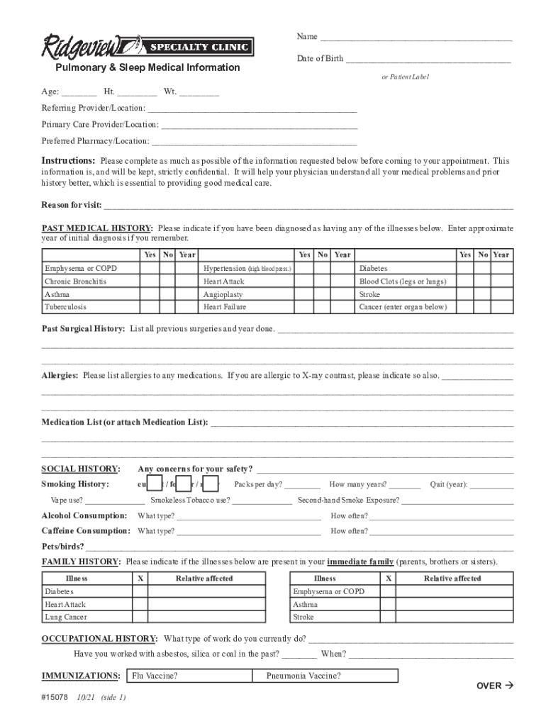 Fillable Online Where do you test for it Home Sleep Apnea Testing HSAT ...