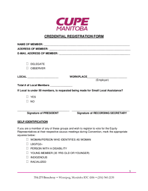 Fillable Online cupe mb Register - UPS Fax Email Print - pdfFiller