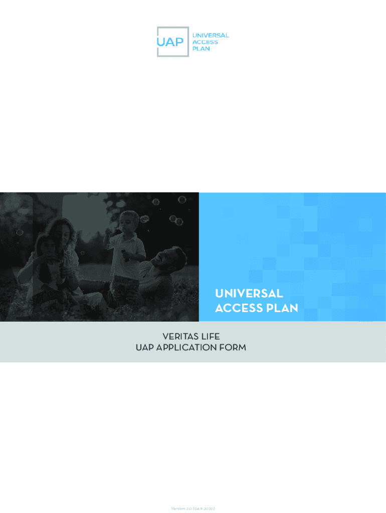 Fillable Online UNIVERSAL ACCESS PLAN - veritas-life.org Fax Email ...