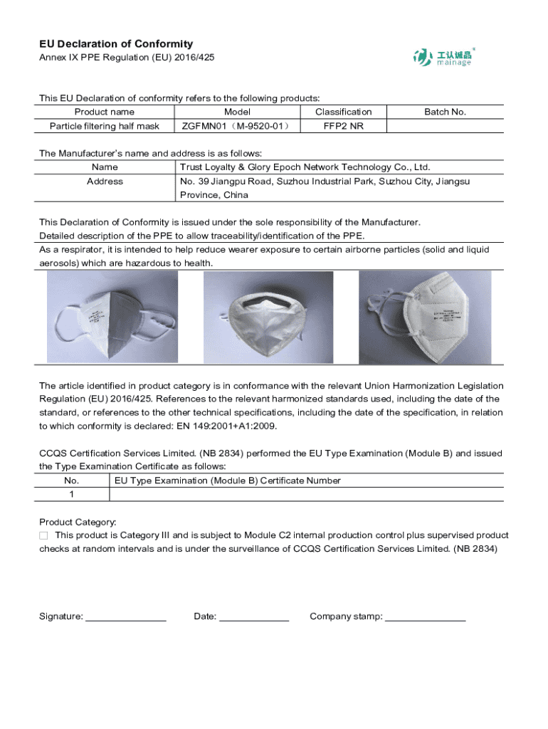 Fillable Online www.cnsian.comwp-contentuploadsEU Declaration of ...