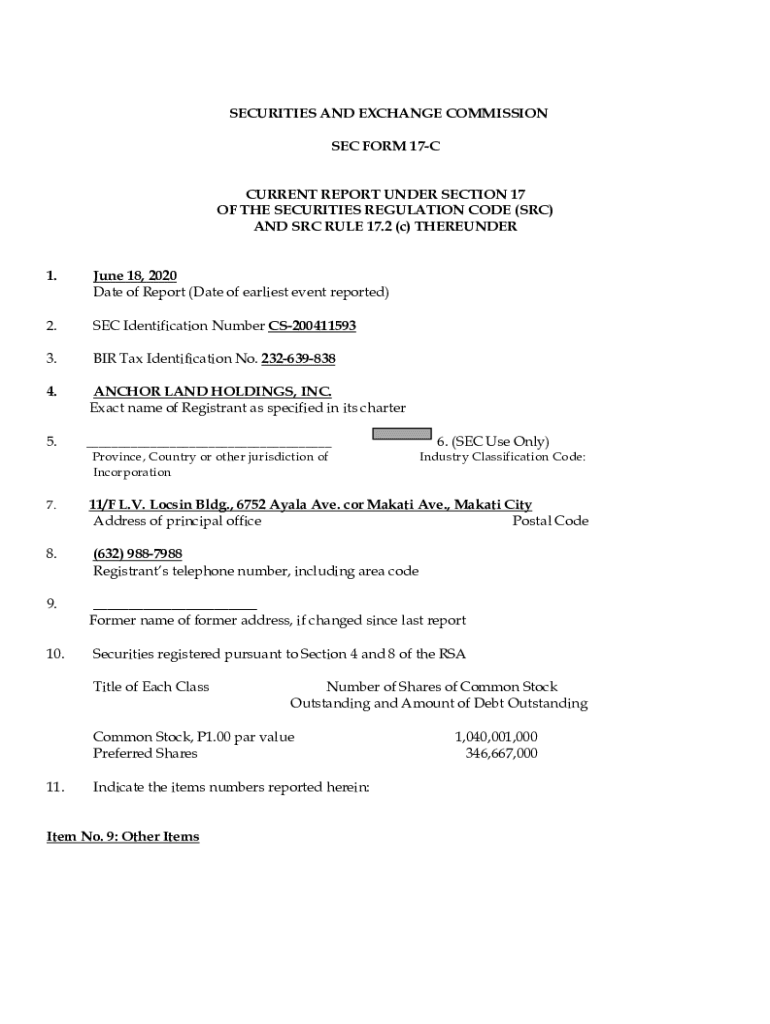 Fillable Online SEC Identification Number CS-200411593 Fax Email Print ...