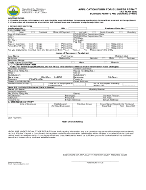Fillable Online Republic of the Philippines APPLICATION FORM FOR ...