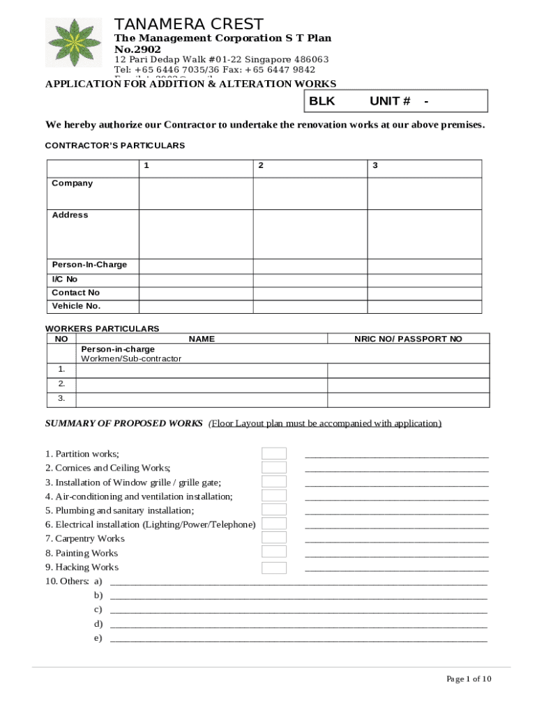 OF APPLICATION FOR EMPANELMENT OF ARCHITECTS ... Doc Template | pdfFiller