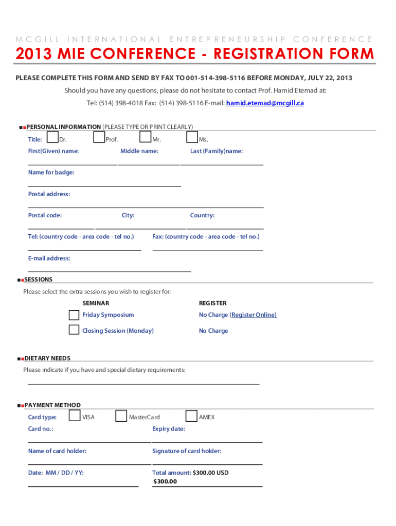 Fillable Online Get the free Brighton 2015 STANDARD REGISTRATION FORM 21st ... Fax Email Print ...