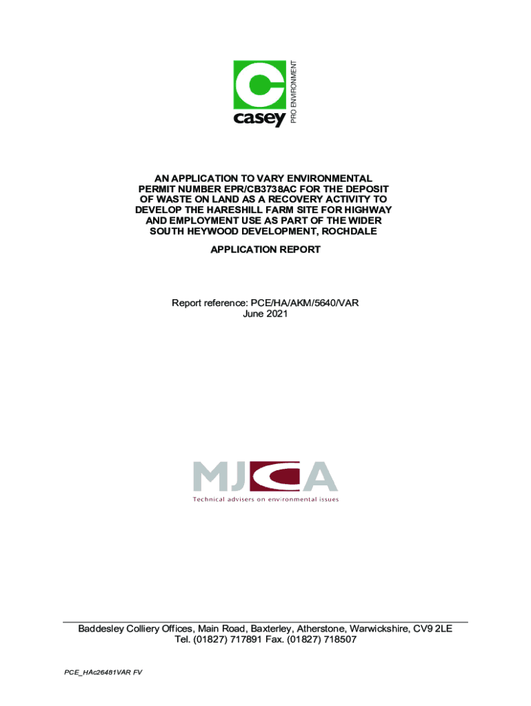 Fillable Online Risk assessments for your environmental permit - GOV.UK ...