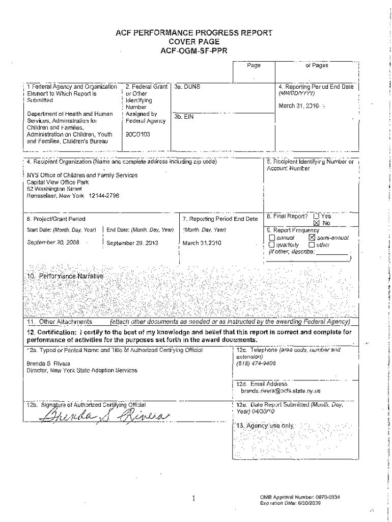 Fillable Online www.signnow.comfill-and-sign-pdf-form40131-acfCover Progress - Fill Out and Sign ...