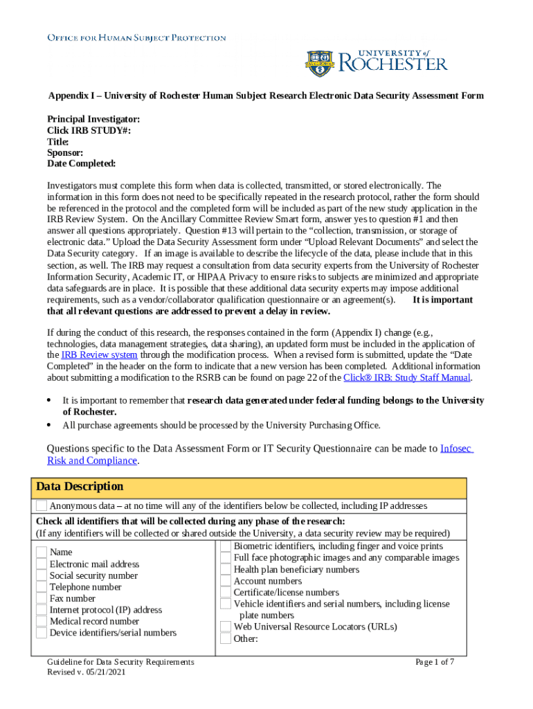 Determine If Your Project Requires IRB Review Research and Doc Template ...