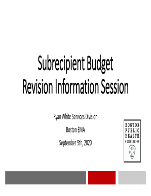 Fillable Online Budget Revision and Scope Revision Forms Fax Email ...